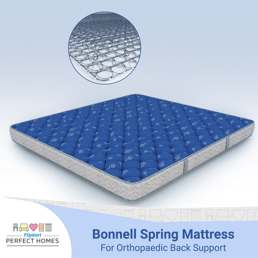 Flipkart Perfect Homes Iris Orthopedic 8 inch King Bonnell Spring Mattress