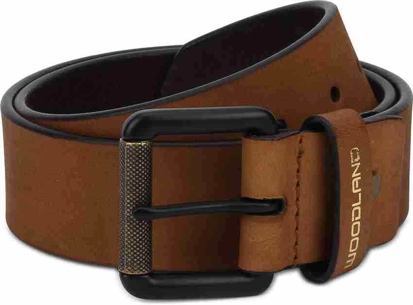 WOODLAND Men Casual Tan Genuine Leather Belt TAN Price in India Flipkart
