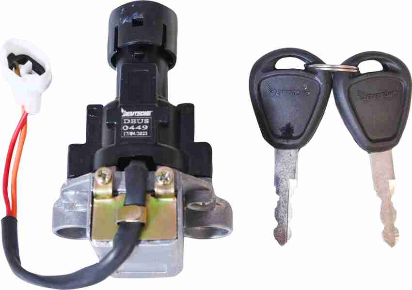 Tvs bike lock set price store