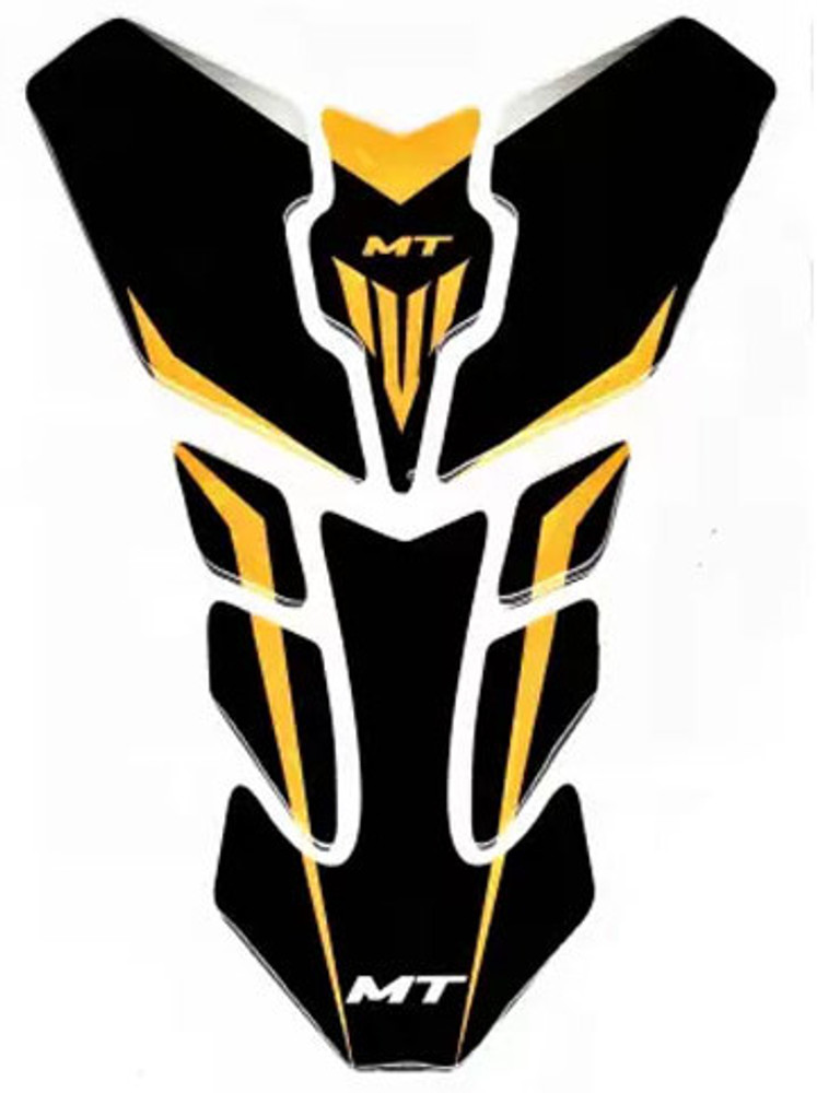 Acube Mart Yamaha MT 15 Tank Pad Sticker Green Helmet Spike, 48% OFF