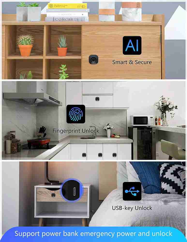 Biometric Cabinet Lock Kit | Cabinets Matttroy