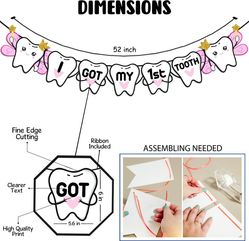 Printable First Tooth Banner Atam Hatik Banner Printable , 49% OFF