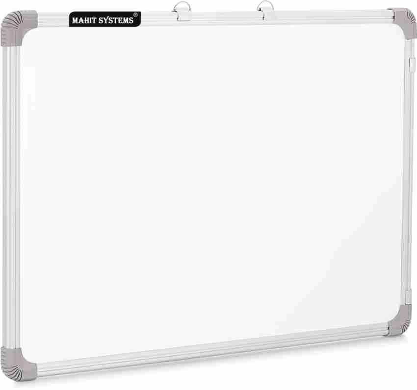 Mahit Systems 3x4 whiteboard non magnetic with hanging clips 120x90 cms White board Price in India Buy Mahit Systems 3x4 whiteboard non magnetic with hanging clips 120x90 cms White board online at Fli...