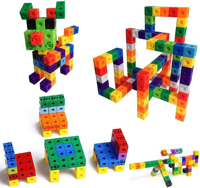 Interlocking Building Block Cubes Buy PULSBERY Plastic Smart Cubes