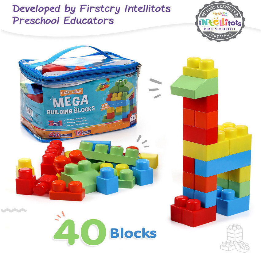 Mega building blocks for kids store