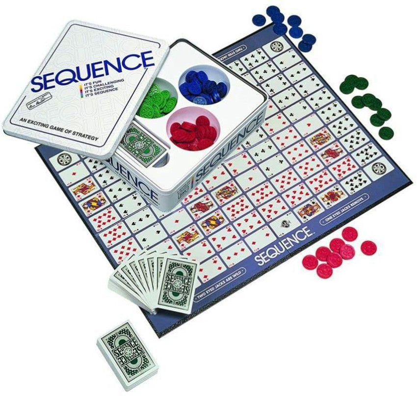 Sequence Board Game Sequence Classic In Tin | Good Games