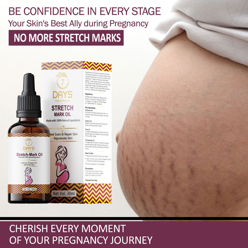 7 Days stretch mark removal oil during pregnancy best cream