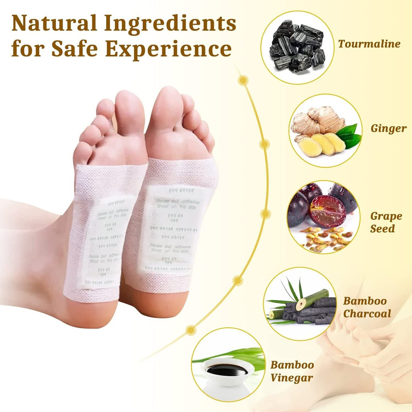 Etszaz Natural ingredients Toxins Ginger Foot Detox Pads Price in India Buy Etszaz Natural ingredients Toxins Ginger Foot Detox Pads online at Flipkart