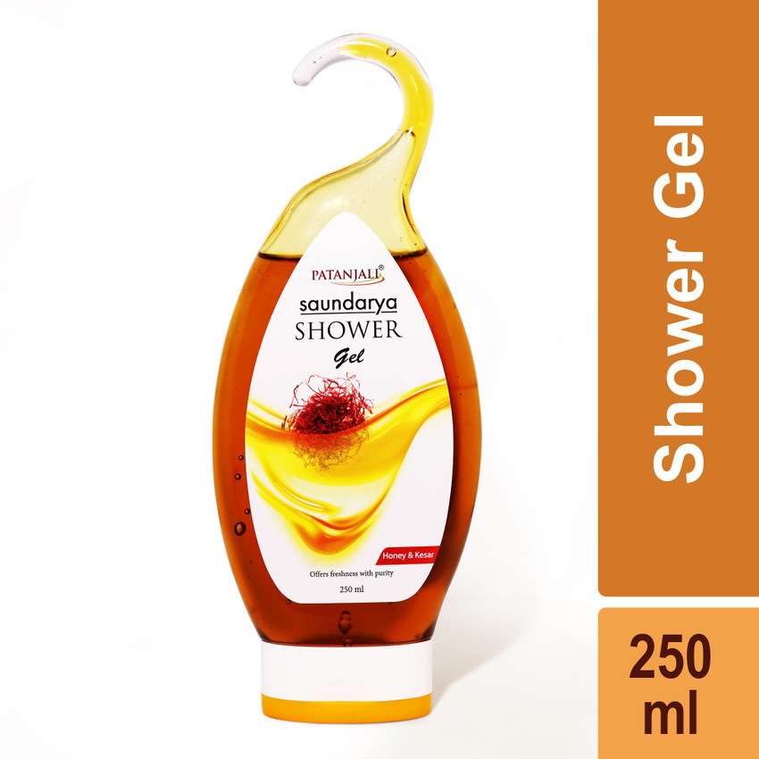 PATANJALI Saundarya Liquid Shower Gel 250ml Gentle Body Wash for Soft Skin