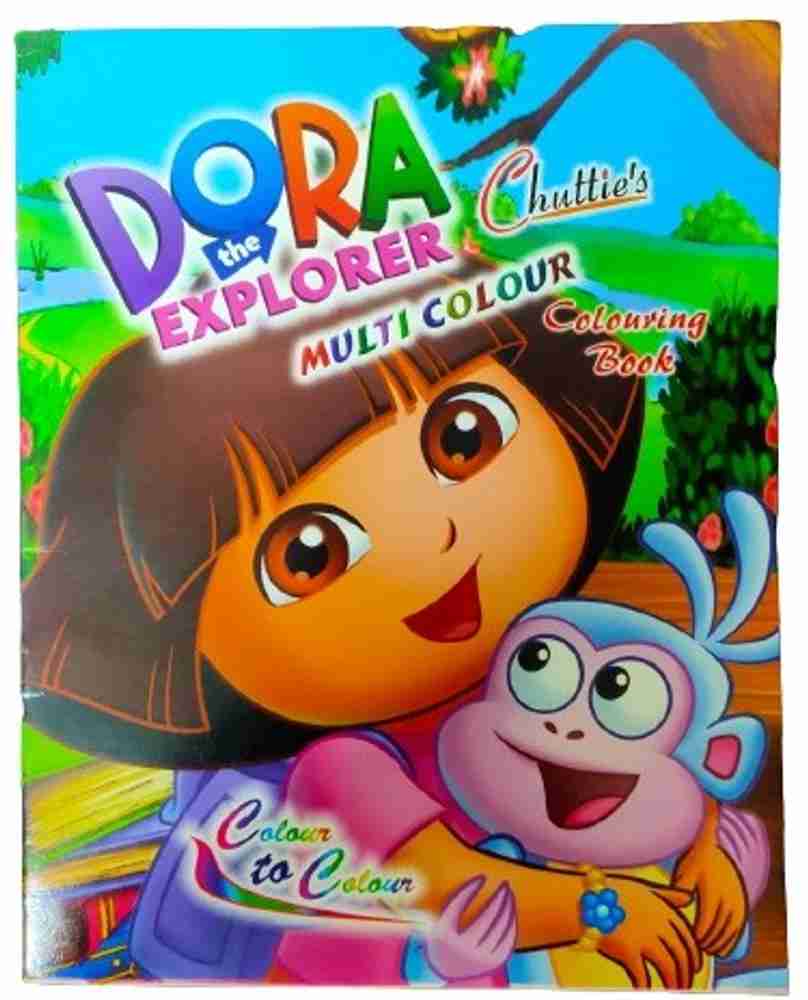 crayola giant coloring pages dora the explorer