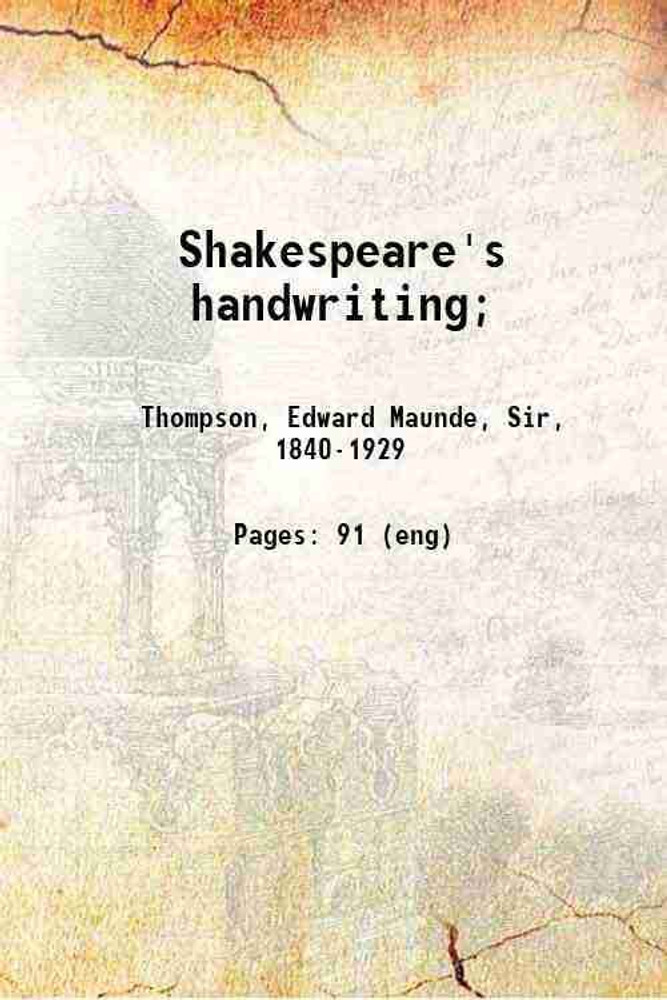 Shakespeare Handwriting