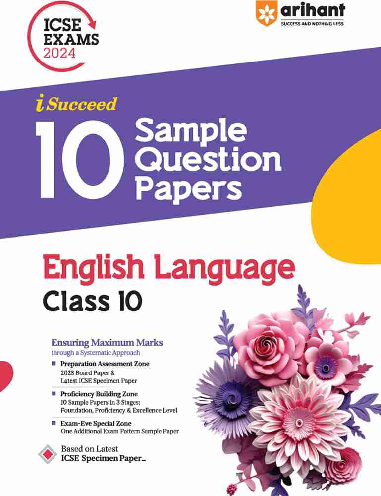 English Grammar Sample Paper Class 10 Icse Examplepapers Karnataka
