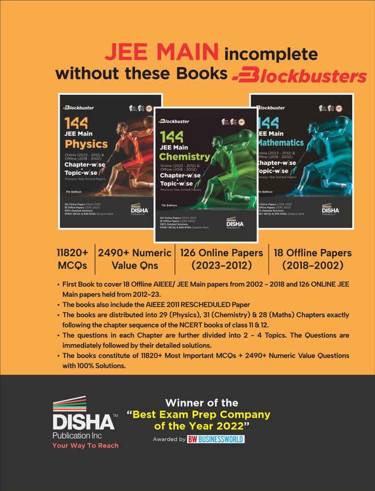Disha 144 JEE Mains PYQ (2002-2023) REVIEW Best PYQ For JEE, 51% OFF Disha 144 JEE Mains PYQ (2002-2023) REVIEW Best PYQ For JEE, 51% OFF