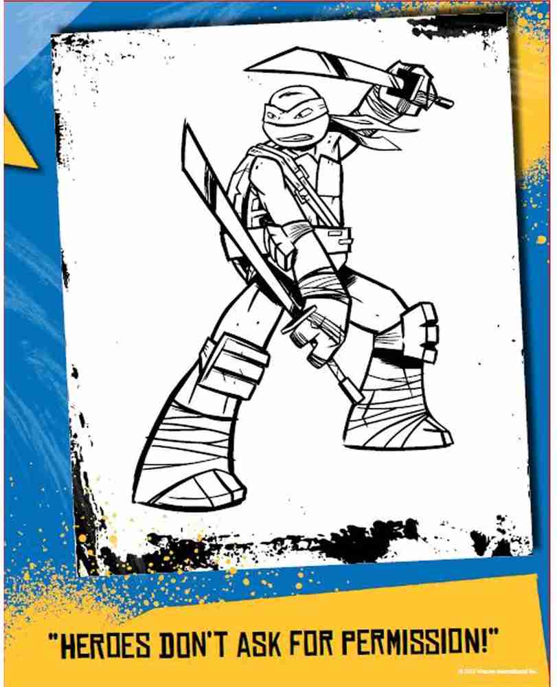Nick Tmnt 2012 Coloring Pages Teenage Mutant Ninja Turtles Ultimate