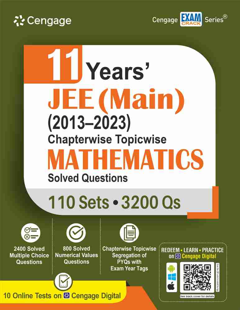 11 Years' JEE Main Advanced Chapterwise Topicwise, 01/21/2024