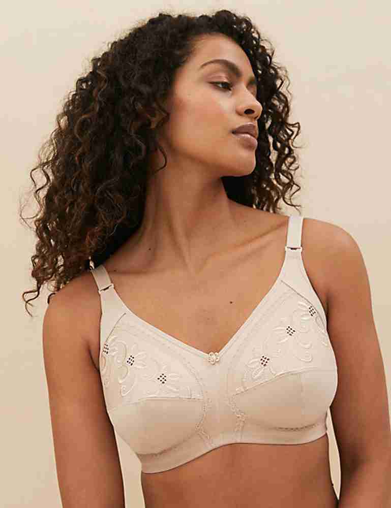 Buy MARKS SPENCER Total Support Embroidered Full Cup Bra C H T338020OPALINE 44D Women Everyday Non Padded Bra Online at Best Prices in India Flipkart