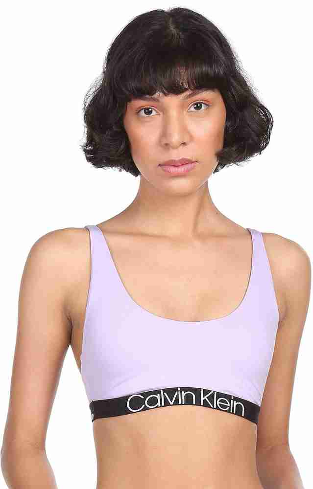 Purple calvin klein bralette store