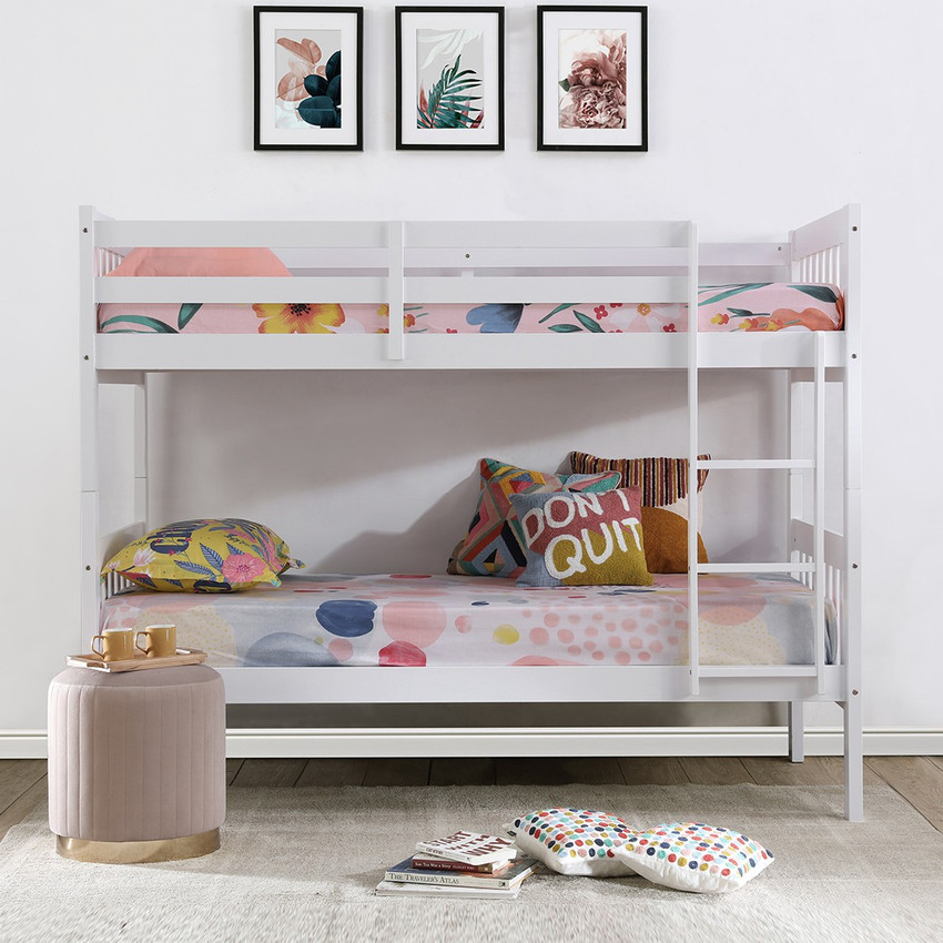 Hometown Lydia Solid Wood Bunk Bed Price in India Buy Hometown Lydia Solid Wood Bunk Bed online at Flipkart