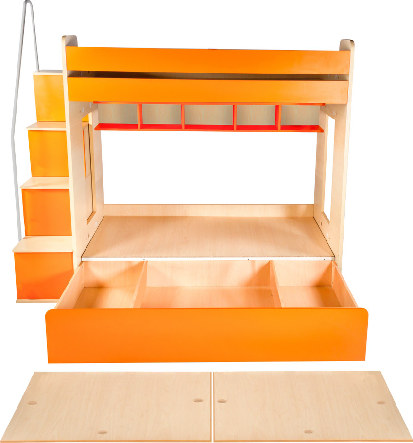 Orange Sofa Bunk Bed | Baci Living Room