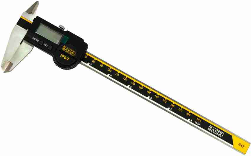 Baker Stainless Steel Digital Vernier Caliper 0 200 Mm Stainless Steel Digital Vernier Caliper 0 200 Mm Vernier Caliper Price in India Buy Baker Stainless Steel Digital Vernier Caliper 0 200 Mm Stainl...