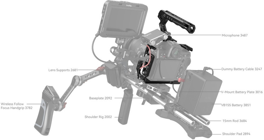 SmallRig Cage For Sony FX30 FX3 4183 (new Version Of 4138), 06/08/2024