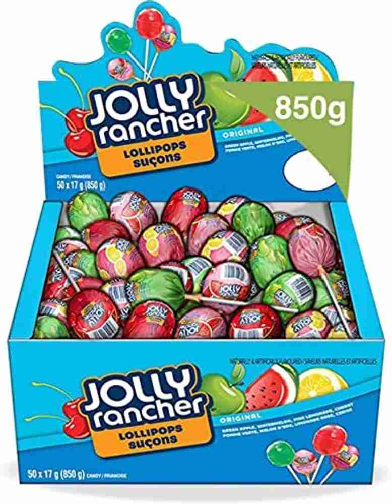 Jolly Rancher Lollipops: 50-Piece Box Candy Warehouse, 57% OFF