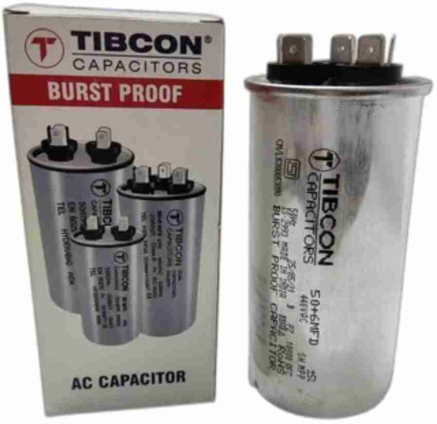 M M HARIS 50 6 MFD Tibcon Capacitor 440V for 1.5 Ton Air conditioner 1 Year Warranty Power Supply Electronic Hobby Kit Price in India Buy M M HARIS 50 6 MFD Tibcon