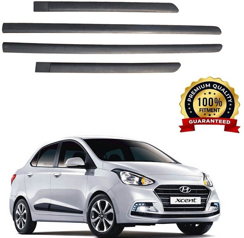 Shopone Car Door Side Beading Moulding for Hyundai XCENT all model Set of 4 6 Car Beading Roll For Door Price in India Buy Shopone Car Door Side Beading Moulding for