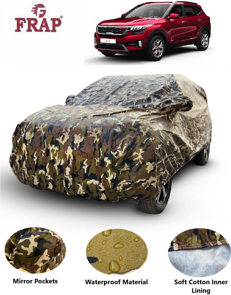 Frap Car Cover For Kia SELTOS With Mirror Pockets Price in India Buy Frap Car Cover For Kia SELTOS With Mirror Pockets online at Flipkart