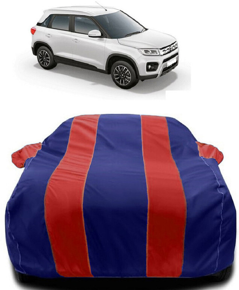 Autoprime Car Cover For Maruti Suzuki Vitara Brezza ZXI Plus AT Dual Tone Petrol With Mirror Pockets Price in India Buy Autoprime Car Cover For Maruti Suzuki Vitara Brezza ZXI Plus