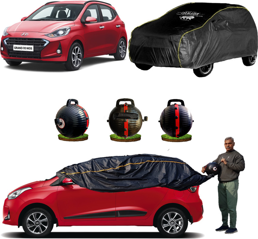 CARBLAZER Car Cover For Hyundai Grand i10 Nios Without Mirror Pockets Price in India Buy CARBLAZER Car Cover For Hyundai Grand i10 Nios Without Mirror Pockets online at Flipkart