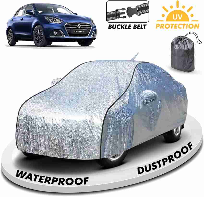 FABTEC Car Cover For Maruti Suzuki Dzire Swift Dzire With Mirror Pockets Price in India Buy FABTEC Car Cover For Maruti Suzuki Dzire Swift Dzire With Mirror Pockets online at Flipkart