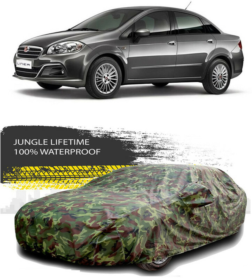 AutoTiger Car Cover For Fiat Linea With Mirror Pockets Price in India Buy AutoTiger Car Cover For Fiat Linea With Mirror Pockets online at Flipkart
