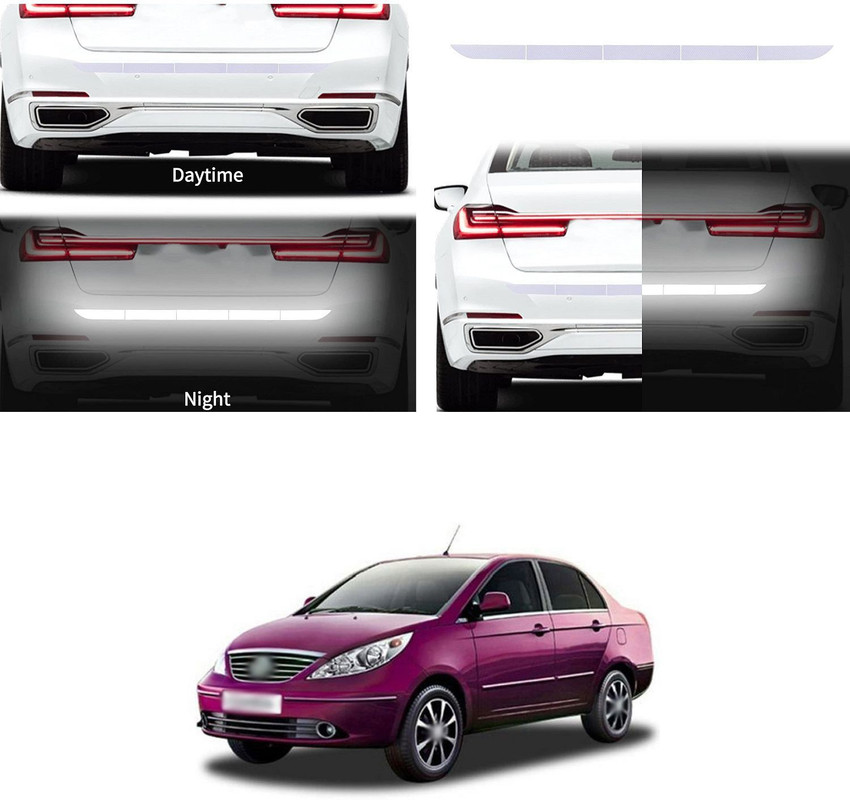 PECUNIA Reflective Warning Strip Bumper Truck Safety Sticker Decal A477 Matte Glossy Tata Manza Rear Garnish Price in India Buy PECUNIA Reflective Warning Strip Bumper Truck Safety Sticker Decal A477 ...