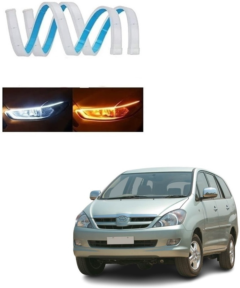 SPREADX Car Headlight Led Strip White DRL Daytime Light 12v For Toyota Innova Type 1 Car Fancy Lights Price in India Buy SPREADX Car Headlight Led Strip White DRL Daytime Light 12v
