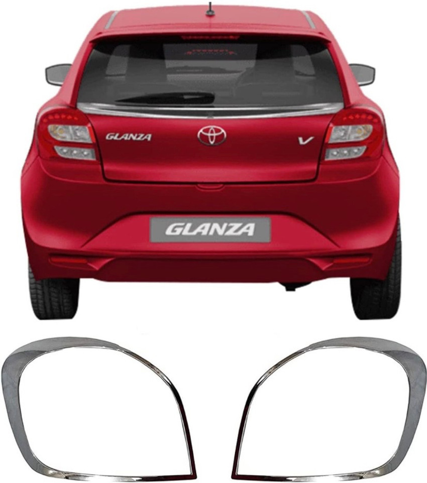 AMARIO Exterior Chrome Accessories Combo Kit for Glanza 2019 2021 Set of 18Pcs Chrome Toyota Glanza V Glanza V CVT Glanza G CVT Front Garnish Price in India Buy AMARIO Exterior Chrome