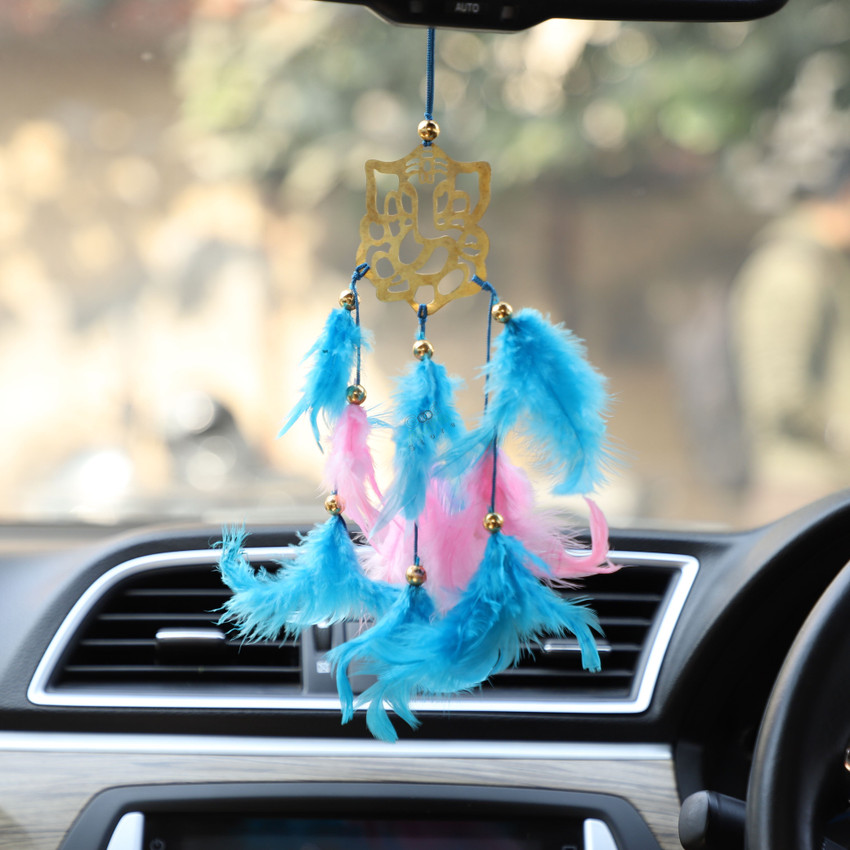 Good Aura Store Car Hanging Decorative Items Dream Catcher Decoration Sky Pink 5Lx40Hcm Car Hanging Ornament Price in India Buy Good Aura Store Car Hanging Decorative Items Dream Catcher Decoration Sk...