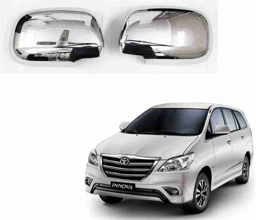 AMARIO Premium Quality Side Mirror Chrome Cover For Innova Type 3 4 2012 2015 Set Of 2 Plated Plastic Silver Plated Car Mirror Cover Price in India Buy AMARIO Premium Quality Side Mirror Chrome