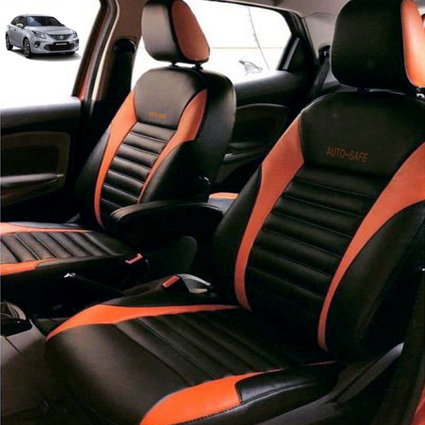 AutoSafe Leather Car Seat Cover For Maruti Baleno Price in India Buy AutoSafe Leather Car Seat Cover For Maruti Baleno online at Flipkart