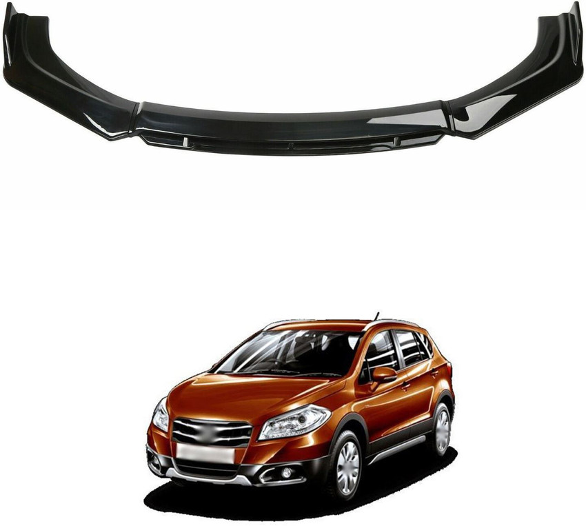 XZRTZ Car Front Bumper Spoiler Splitter Body Kit Side Skirt Front Bumper Guard 171 Matte Glossy Maruti S Cross Front Garnish Price in India Buy XZRTZ Car Front Bumper Spoiler Splitter Body