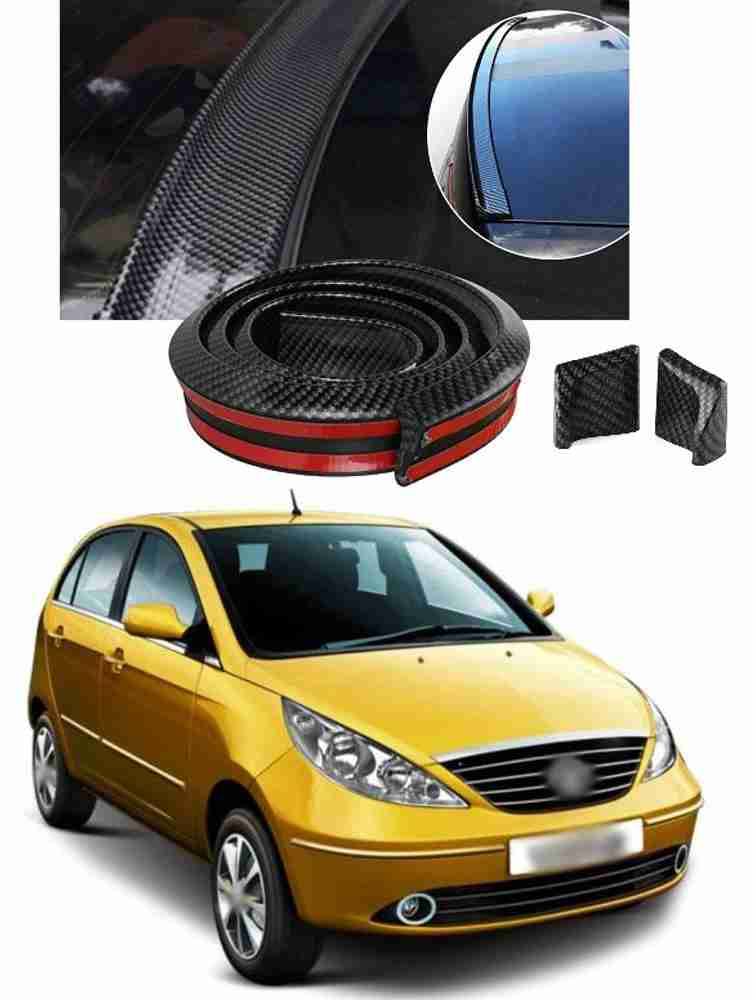 PROEDITION Rear Strip Splitter Spoiler Side Skirt Rubber Carbon Fiber For Indica Vista Car Beading Roll For Bonnet Bumper Trunk Price in India Buy PROEDITION Rear Strip Splitter Spoiler Side Skirt