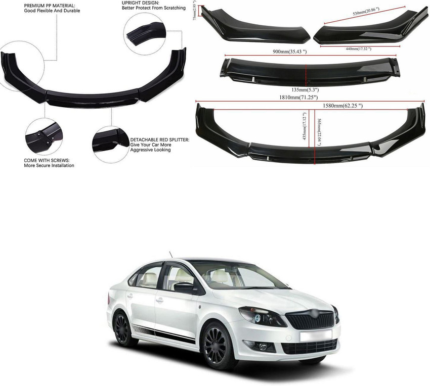 Skoda rapid rear bumper price store