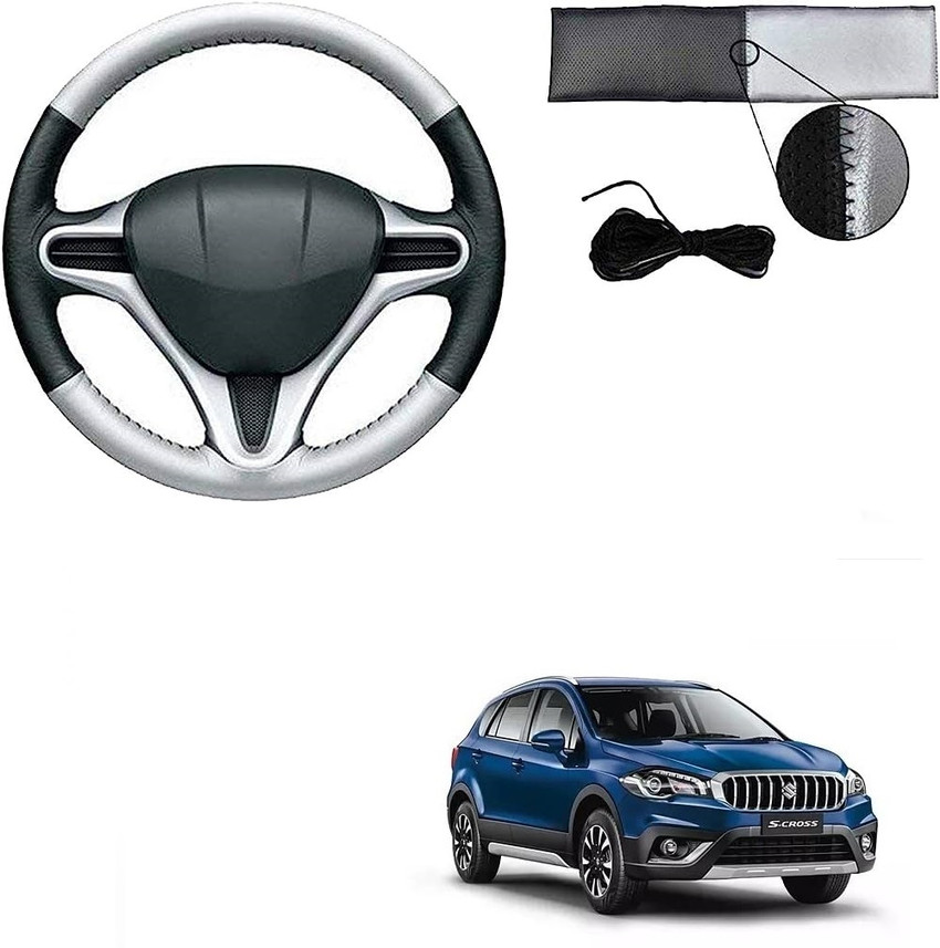arneja trading company Hand Stiched Steering Cover For Maruti S Cross Price in India Buy arneja trading company Hand Stiched Steering Cover For Maruti S Cross online at Flipkart