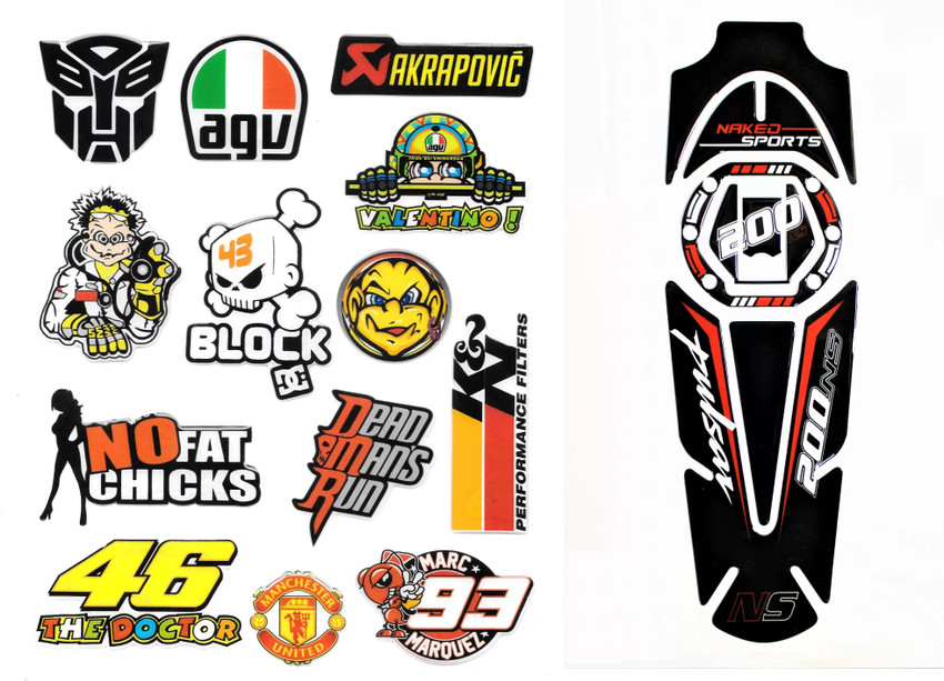 L Bike Stickers