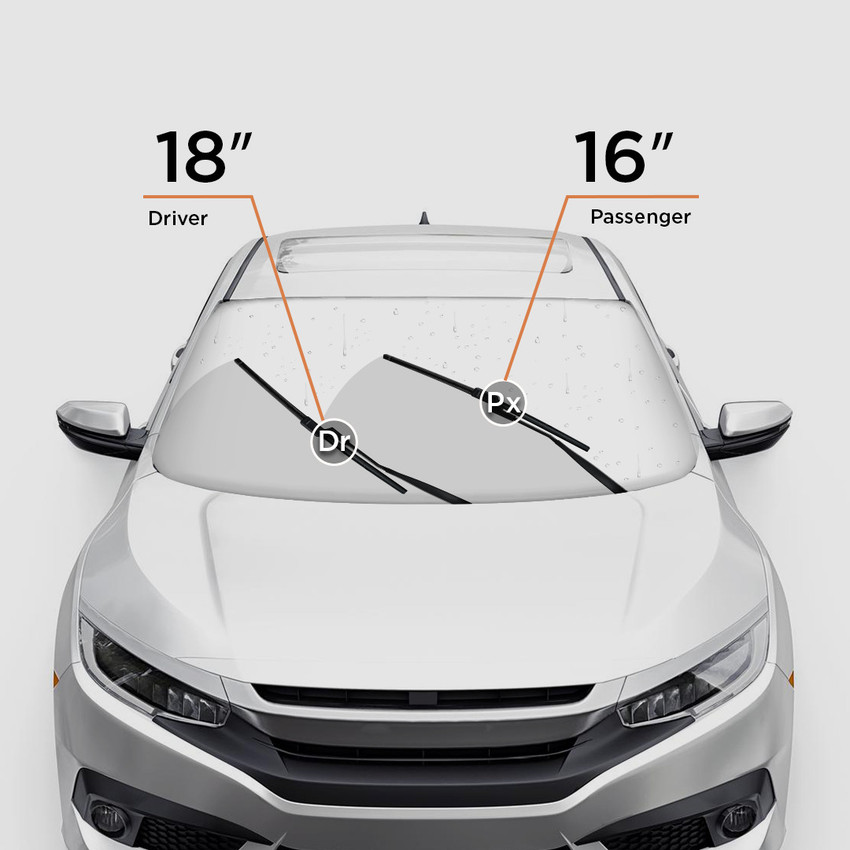 MYTVS Size 18 X16 Windshield Wiper Price in India Buy MYTVS Size 18 X16 Windshield Wiper online at Flipkart