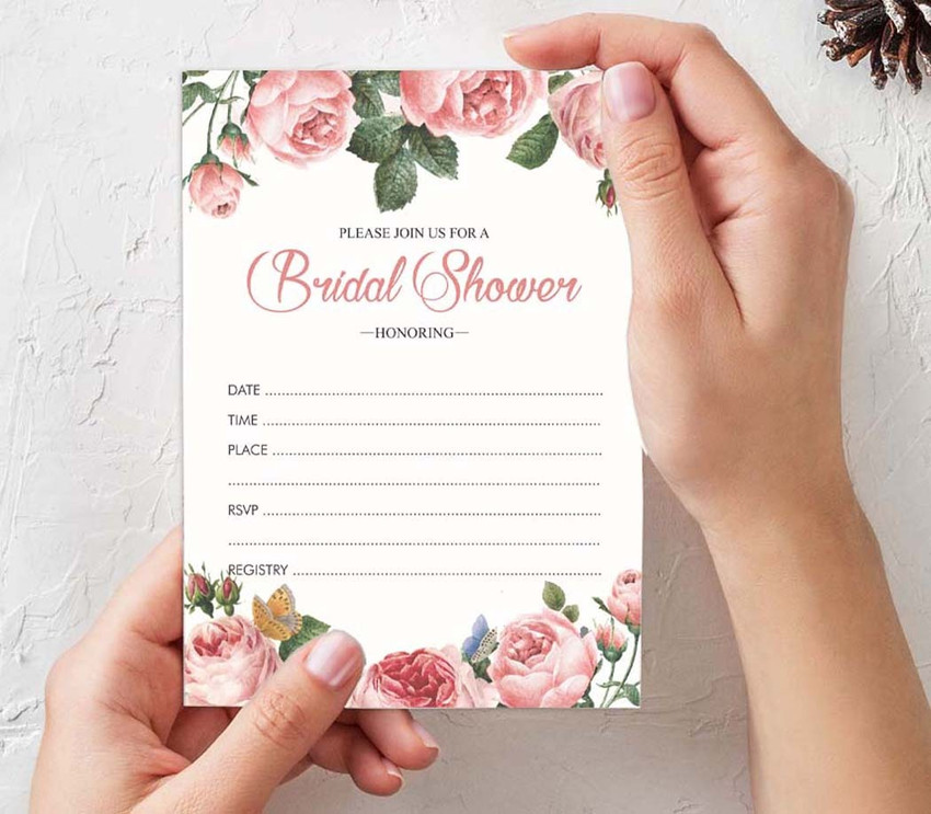 Blank Invitation Card