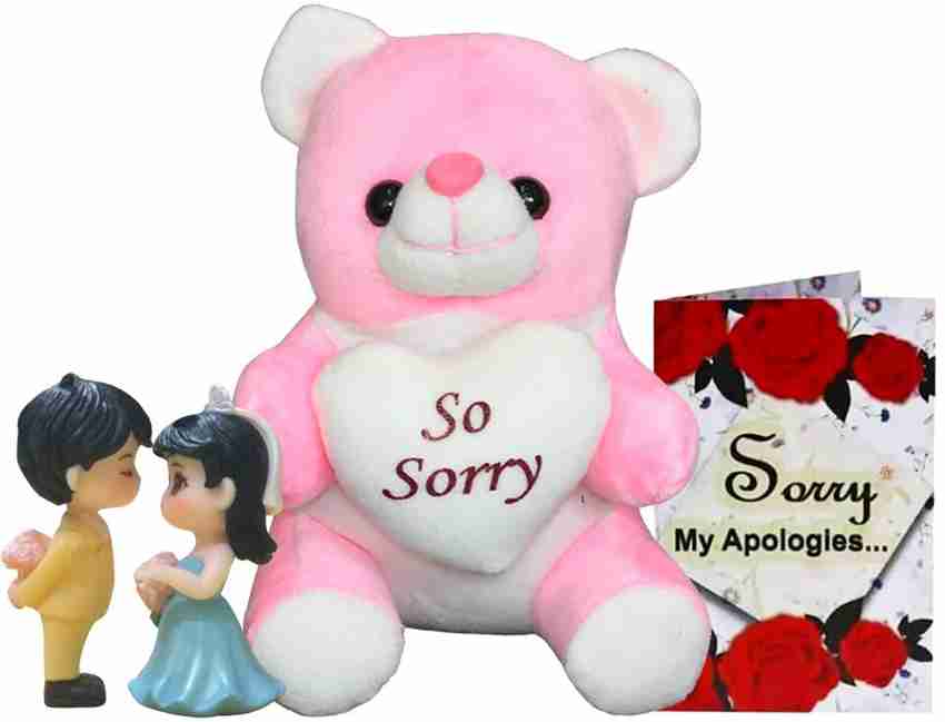 Saugat Traders Apology Sorry Gift for Girlfriend Boyfriend Teddy Bear Love Couple Sorry Greeting Card Price in India Buy Saugat Traders Apology Sorry Gift for Girlfriend Boyfriend Teddy Bear Love Coup...