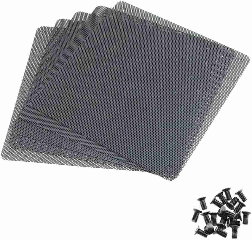 Zeitel 5pcs PC Fan Dust Filter Computer Mesh Dustproof Cover with 20 Screws Cooling Pad Zeitel Flipkart