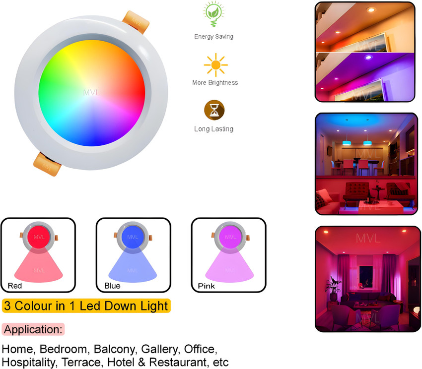 Colour Changing Led Ceiling Lights India | Shelly Lighting