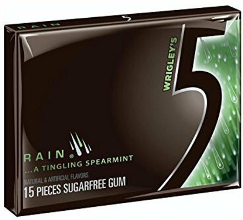 Wrigley's 5 Rain Gum Wrigley's 5, Cobalt Cooling Peppermint